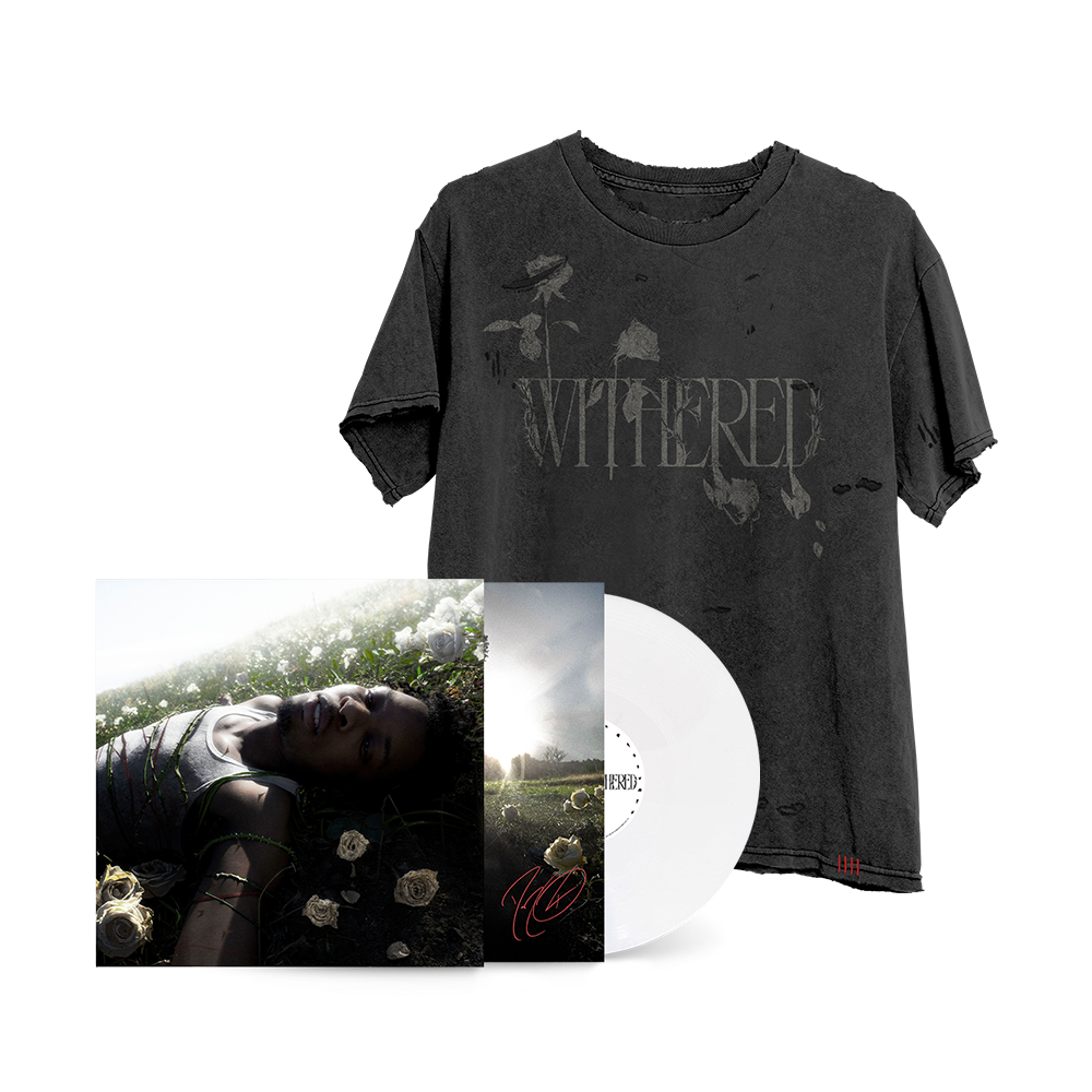 WITHERED T-Shirt + Signed Vinyl Fan Pack - d4vd official store