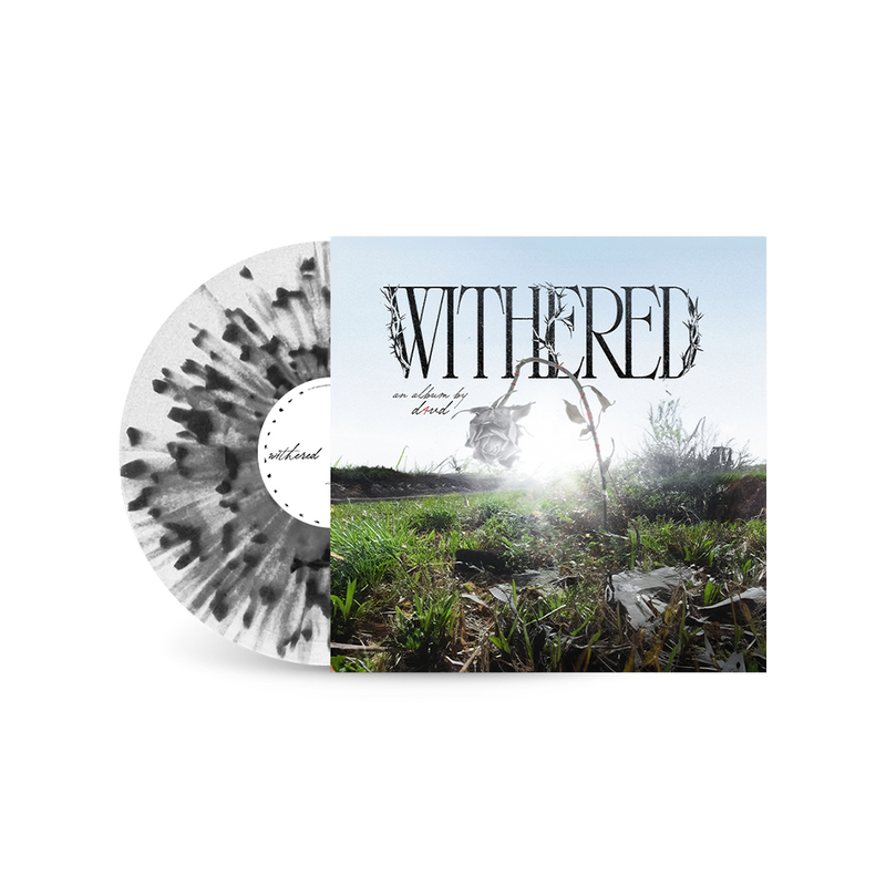 WITHERED Exclusive Vinyl - White with Black Splatter (Signed) - d4vd official store